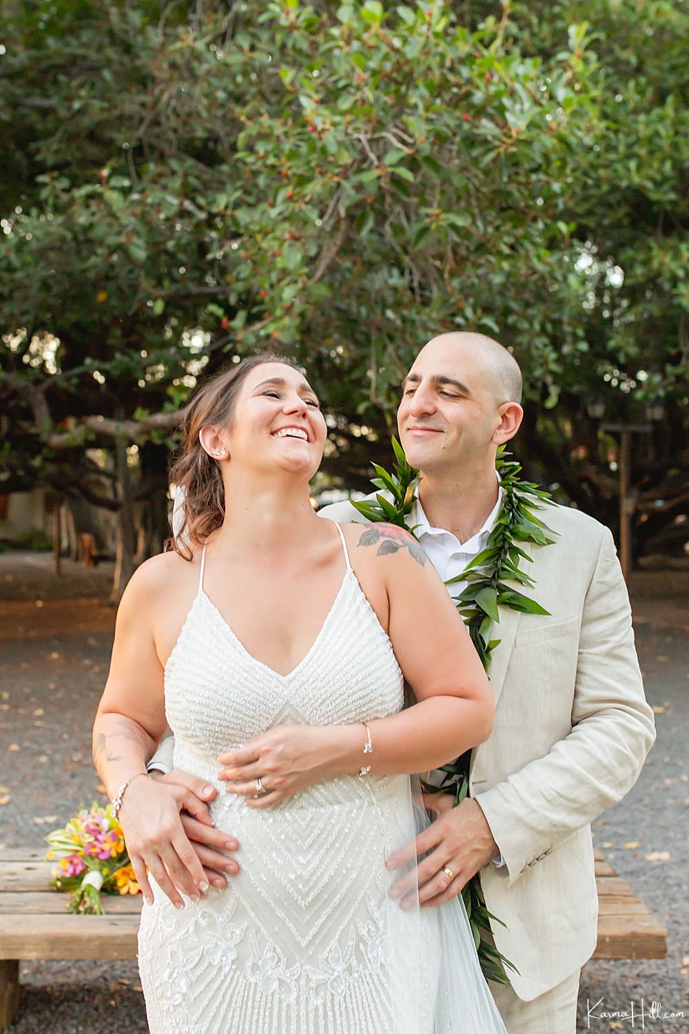 The Perfect Place ~ Tiana & Scott's Maui Beach Wedding