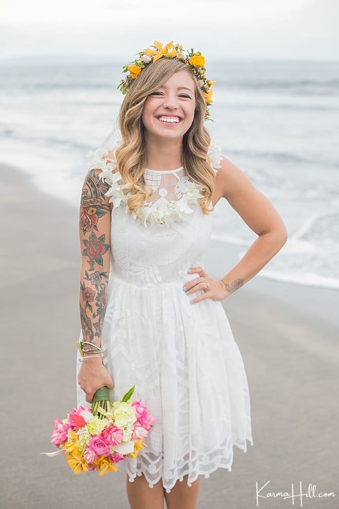 Top 5 Maui Beach Wedding Dress Styles - Tropical Inspiration