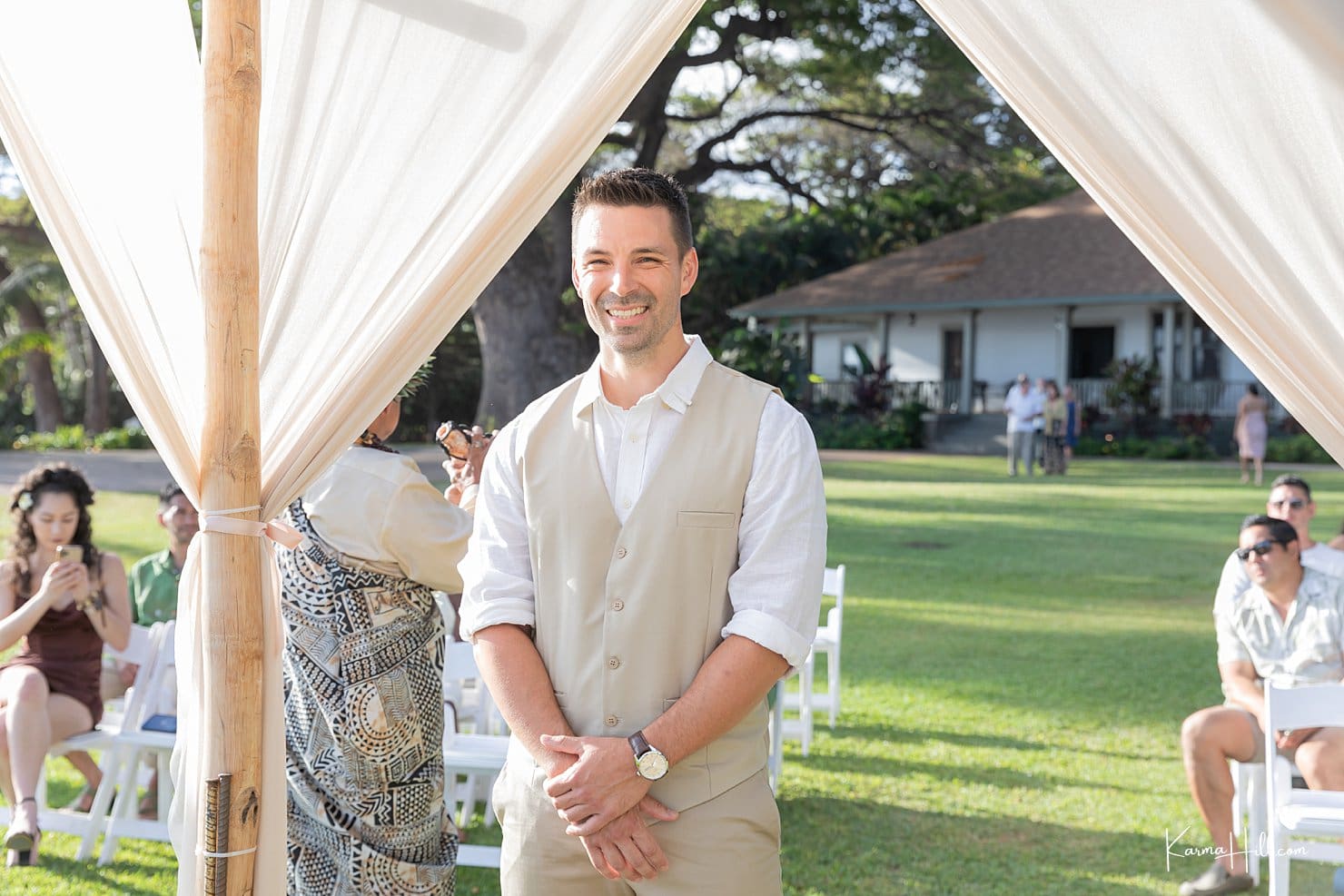 The Perfect Reflection - Michelle & Russell's Maui Venue Wedding