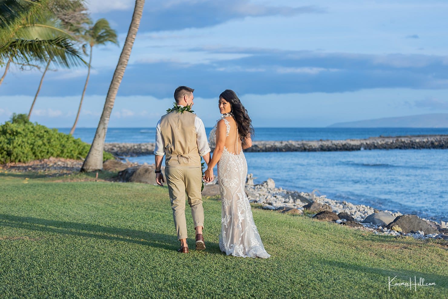 The Perfect Reflection - Michelle & Russell's Maui Venue Wedding