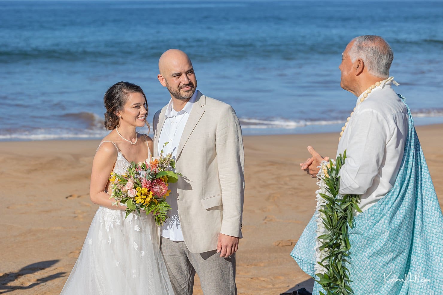 Morning Wedding Bliss - Becky & Joseph's Maui Beach Wedding