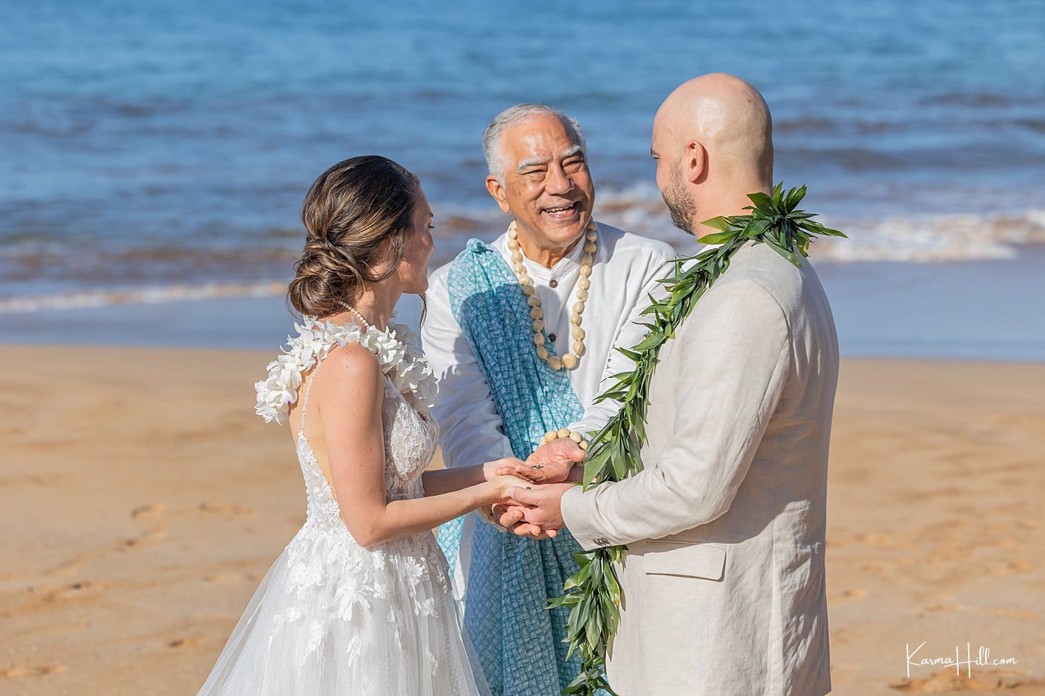 Morning Wedding Bliss - Becky & Joseph's Maui Beach Wedding